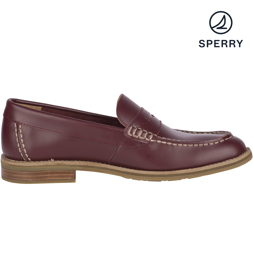 Sperry Shoes Men's Topsfield Penny (Burgundy) | Shopee Philippines