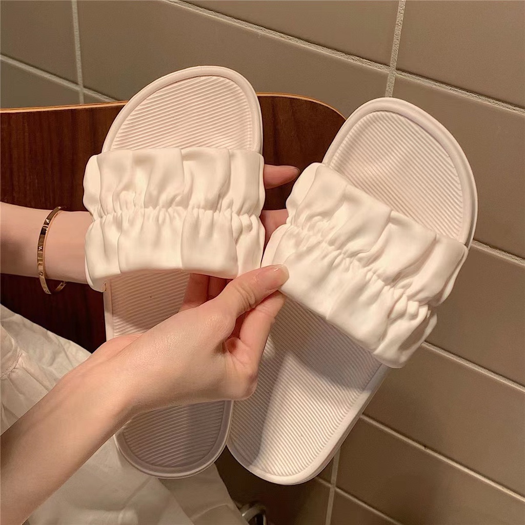 AH ins Indoor Home Thin Strip Rubber Slippers #202 | Shopee Philippines