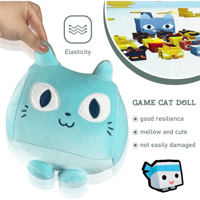 New Cartoon Pet Simulator X Huge Cat Big Games Plush Toys Cat Stuffed ...