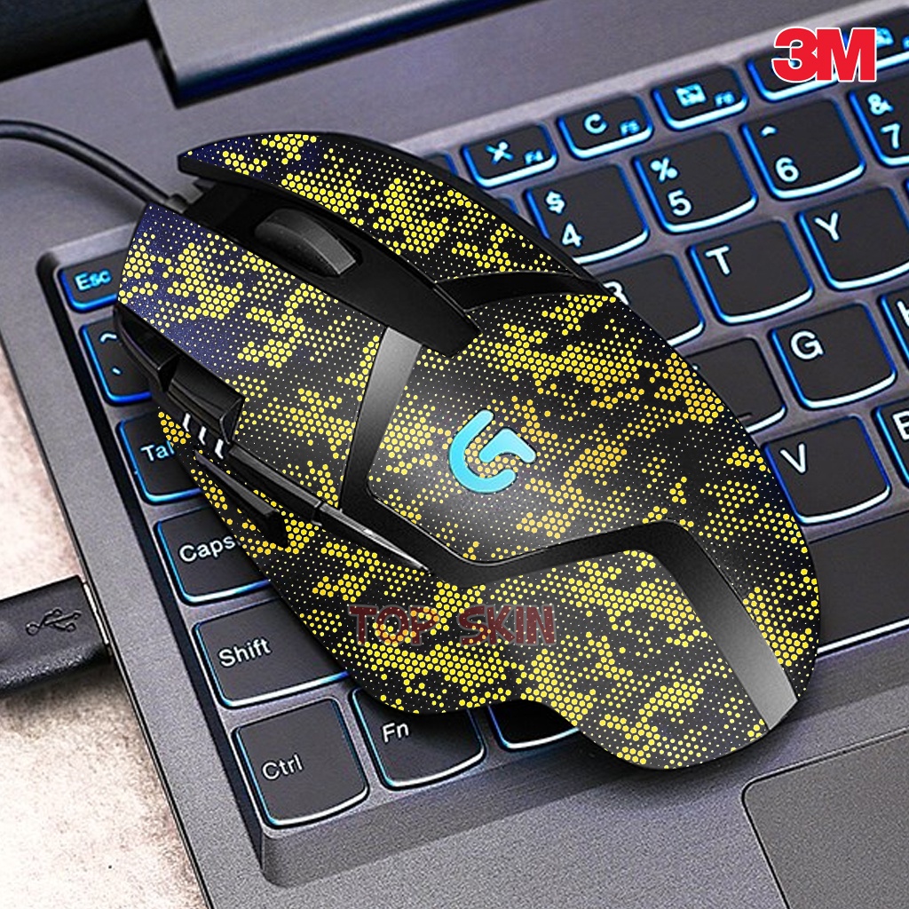 3m computer mouse stickers and skins - Yellow mamba model, stickers for ...