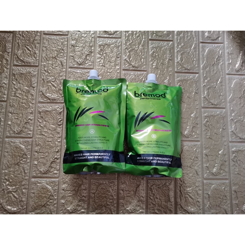 Bremod classic hair rebonding cream set 1250ml x 2 | Shopee Philippines