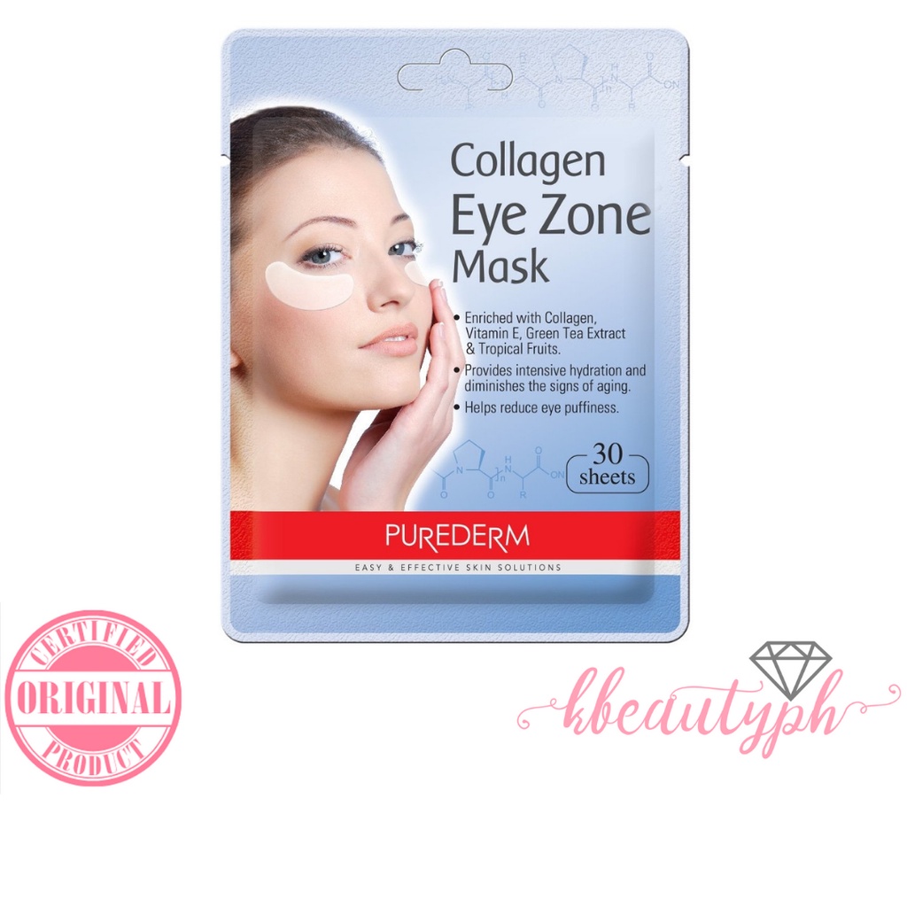 PUREDERM Collagen Eye Zone Mask [30 Sheets] | Shopee Philippines