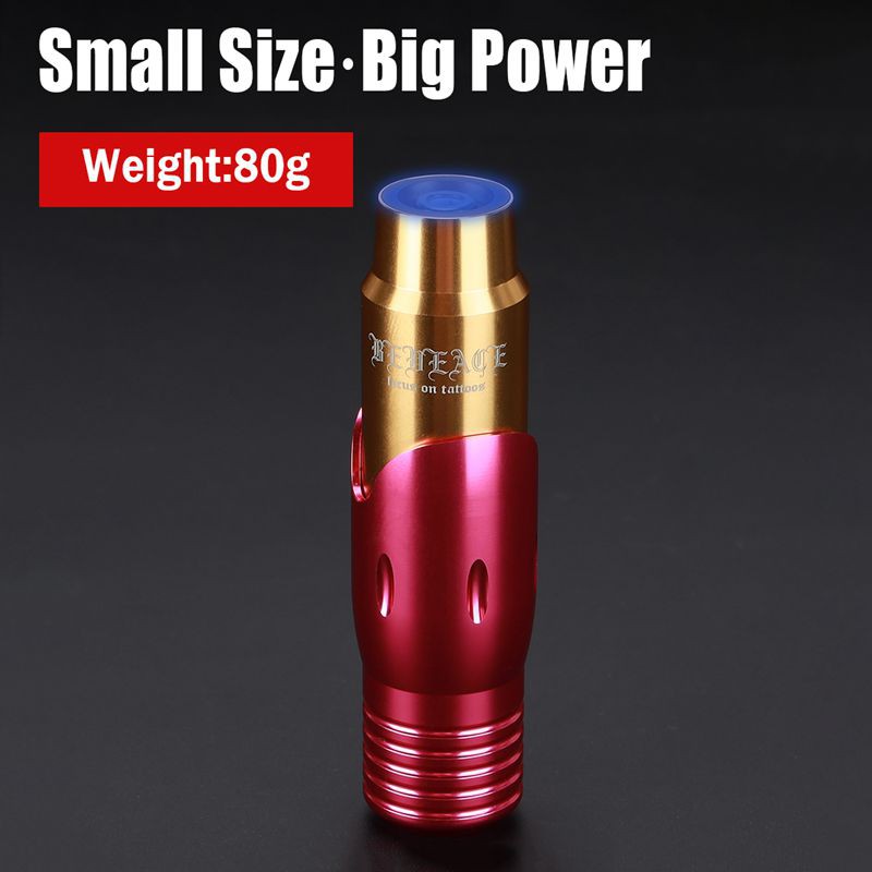 BEVEACE New Brand Pink Rotary Tattoo Machine Kit Pen Unique Design ...
