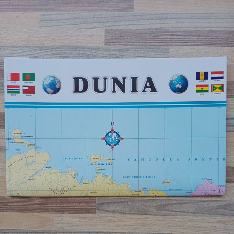 Foldable World Map Latest Edition 2025 | Shopee Philippines