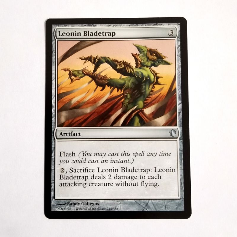 MTG Card LEONIN BLADETRAP Magic the Gathering Trading Card Game ...