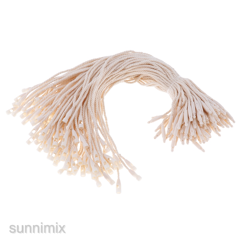 100x Clothing hang String Lock Fastener Labeling Tagging Supplies 7 ...