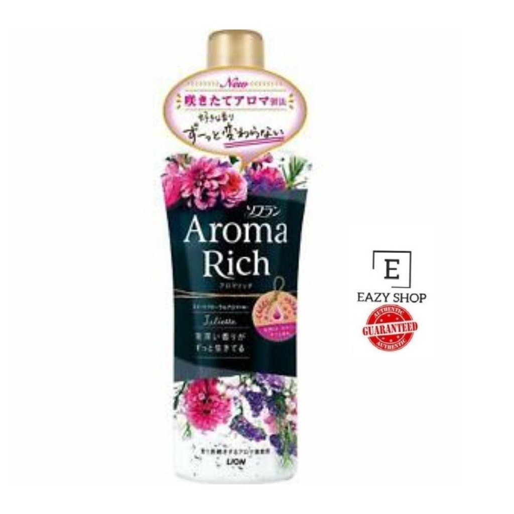SOFLAN AROMA RICH Fragrance Fabric Softener 520mL Juliet Sweet floral ...