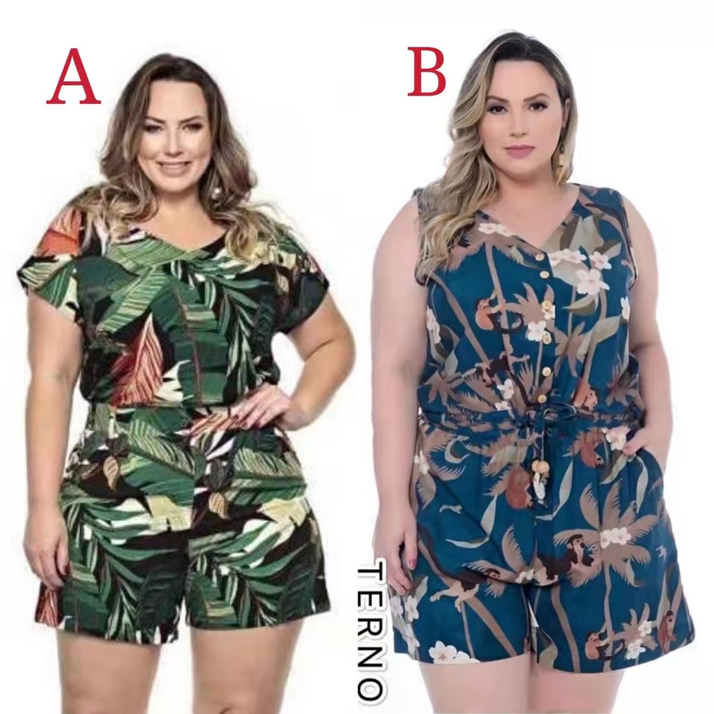 Plus Size Elegant Floral V-neck terno | Shopee Philippines