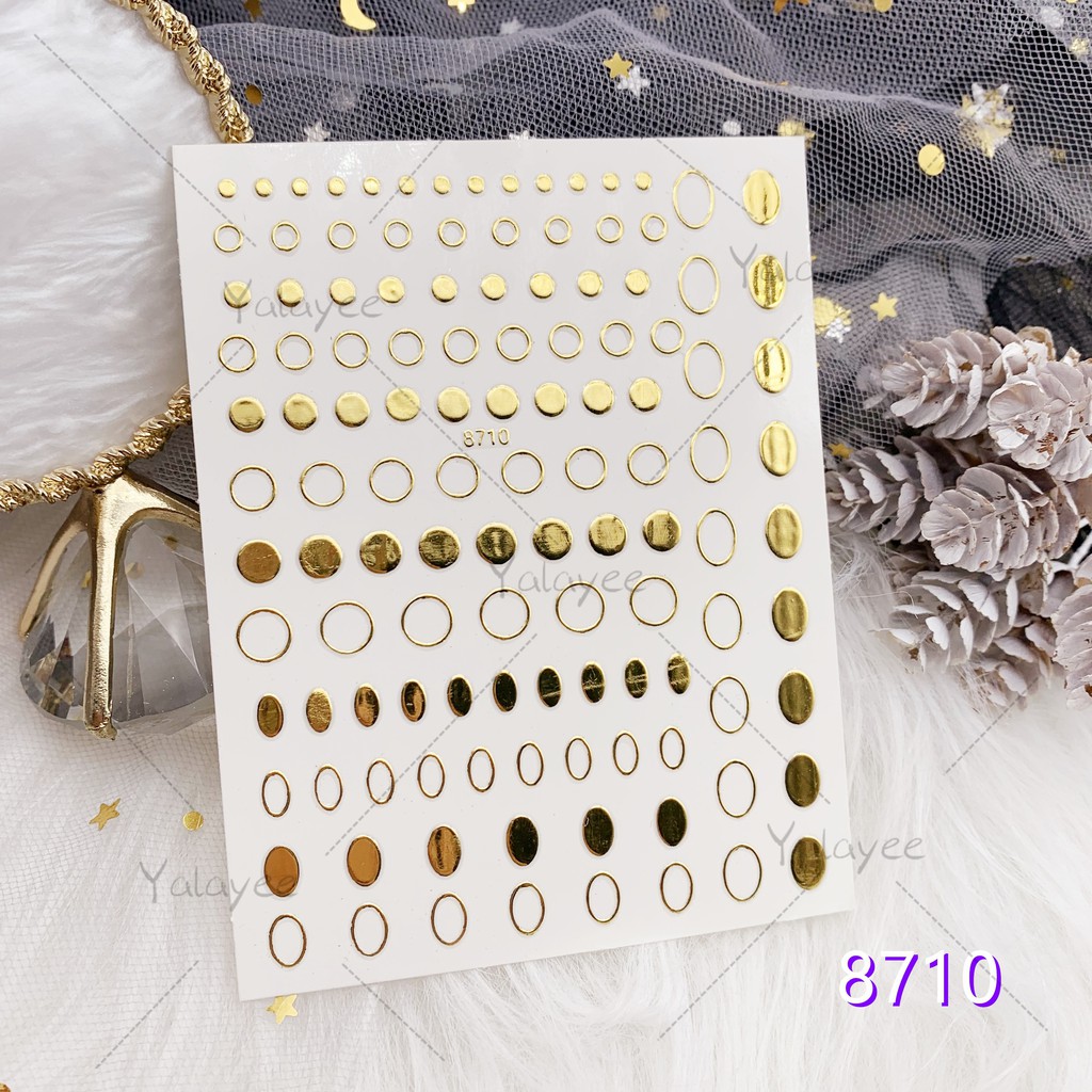 Ya Yalayee [Nail Sticker] Imitation Metal Rivet Series Three ...