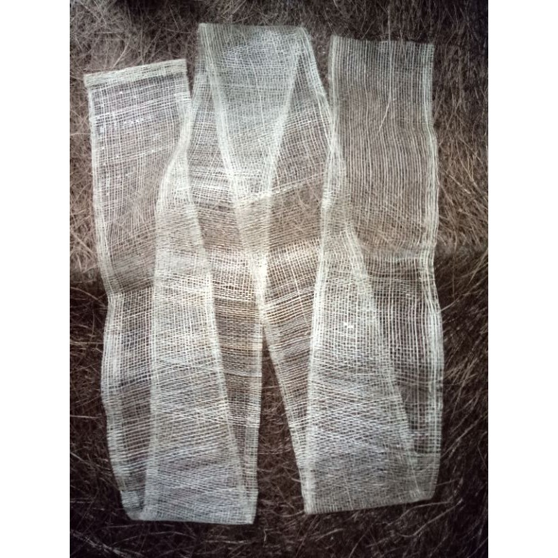 Natural Sinamay Abaca Fiber Ribbon (3x72inches) | Shopee Philippines