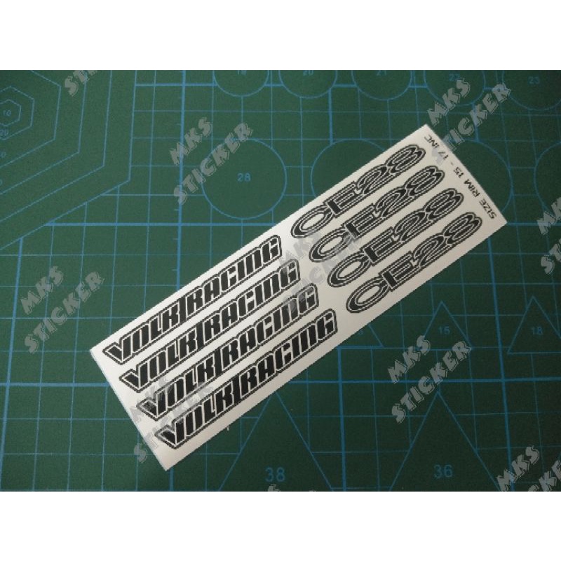 Replacement Sticker For Sports rim model RAYS VOLKRACING CE28 | Shopee ...