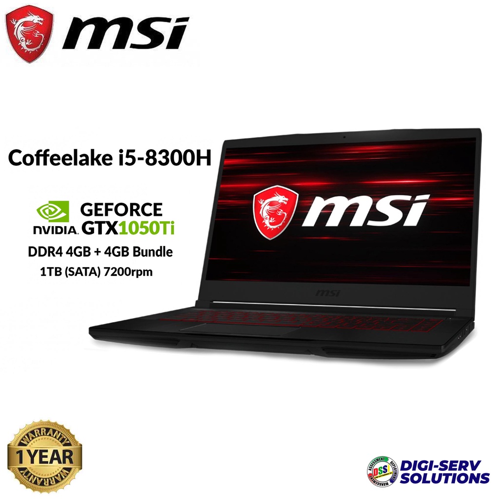 MSI GF75 Thin 9SC-074PH 17.3 Gaming Laptop with Coffeelake i7-9750H ...