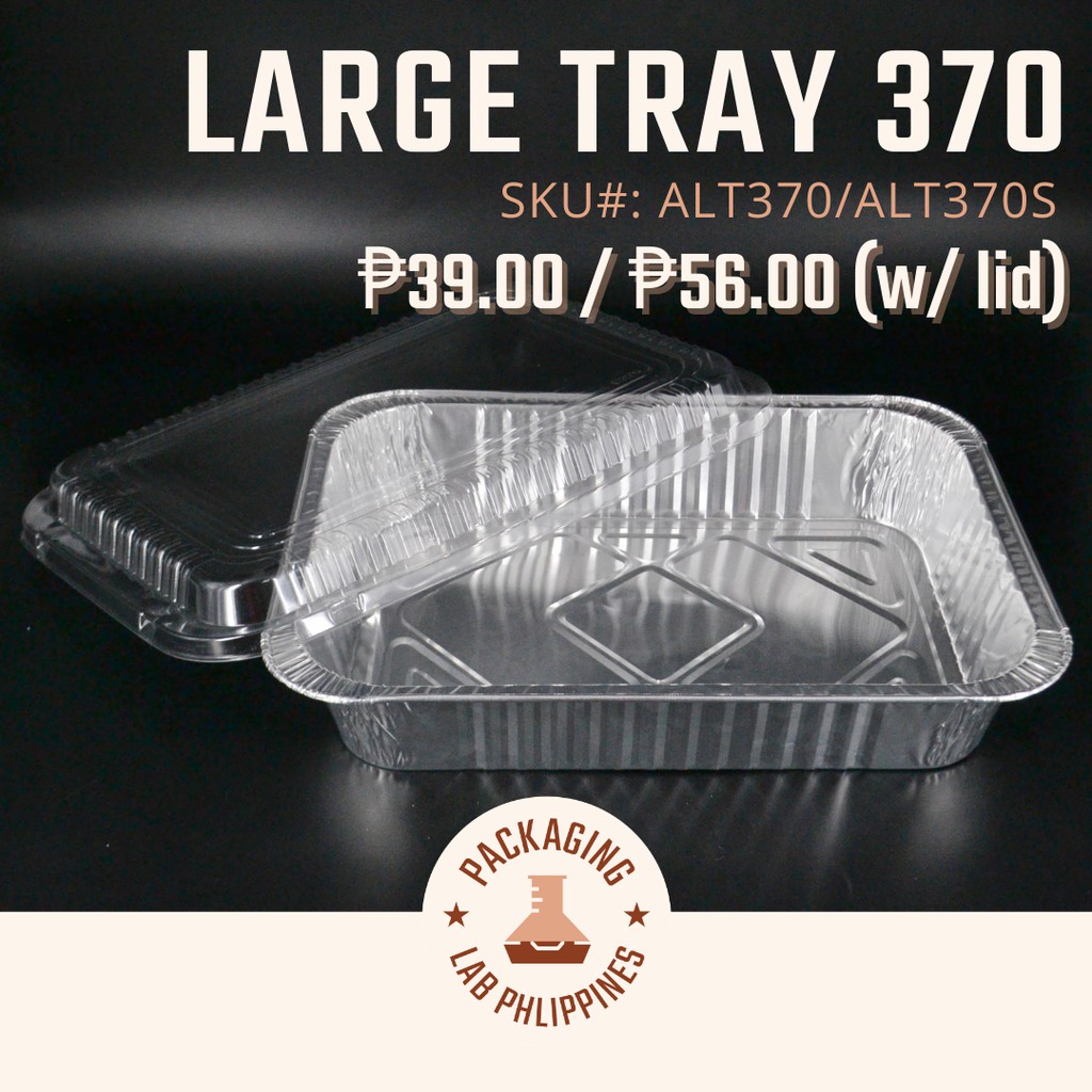 [5pcs] Aluminum Party Tray / Large Aluminum Tray | Shopee Philippines
