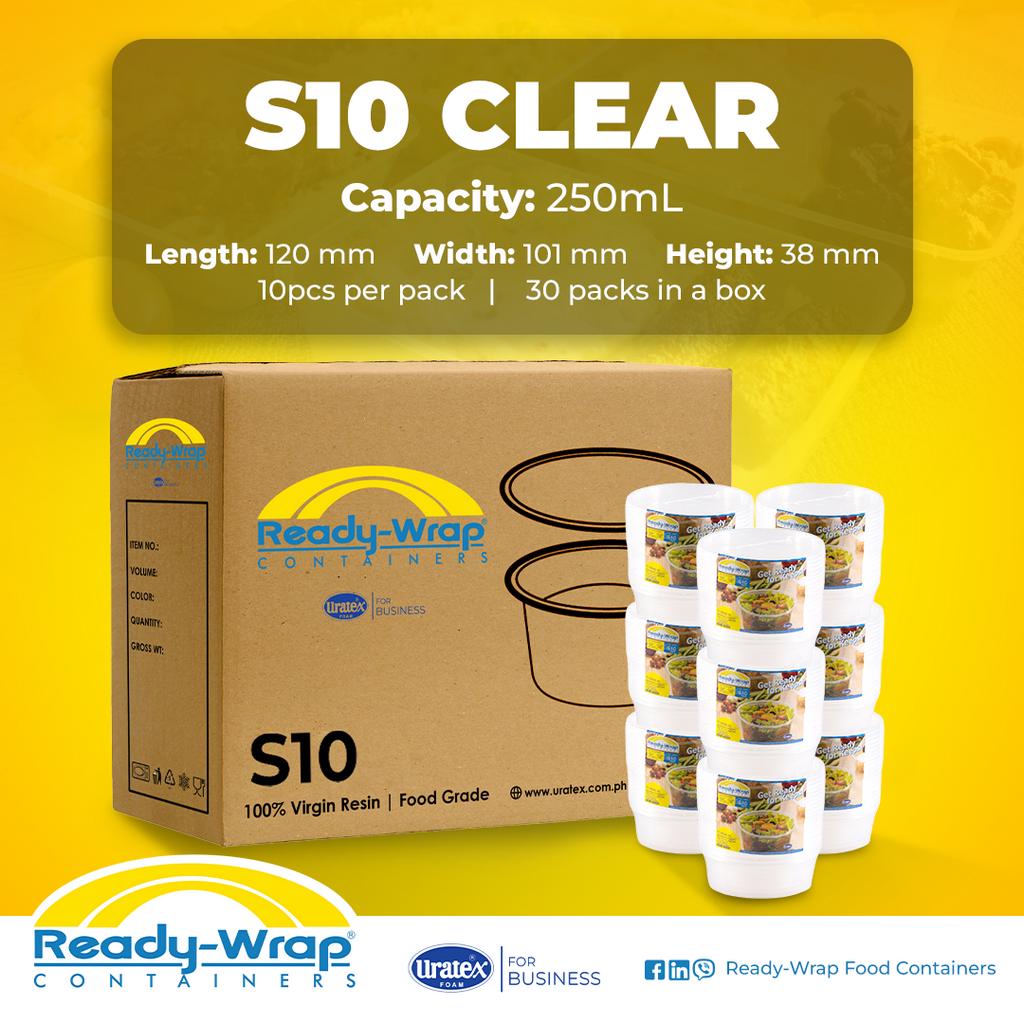 Uratex Spherical Microwavable Food Container Clear 250 ml 500pcs (S10 ...