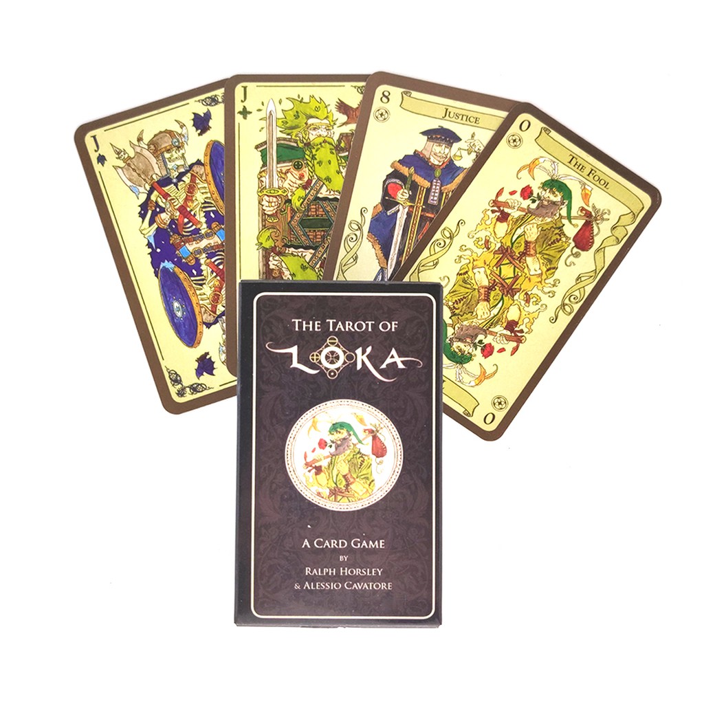 80Pcs The Tarot Of Loka English Version Divination Deck Entertainment ...