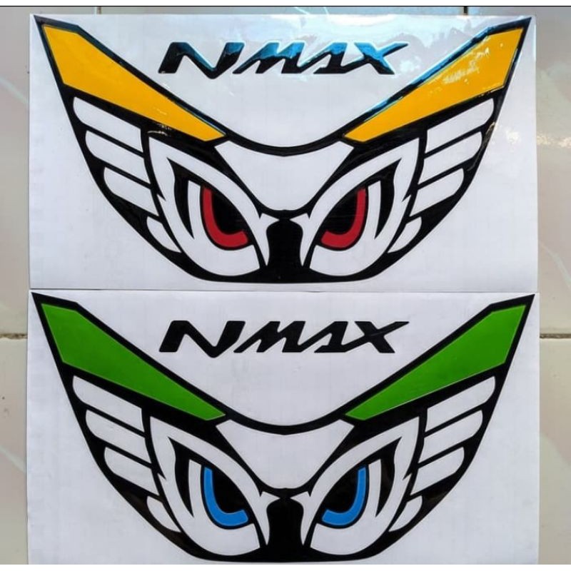 N-Max sticker cutting Motorcycle Headlight Eagle Eyelid | Shopee ...