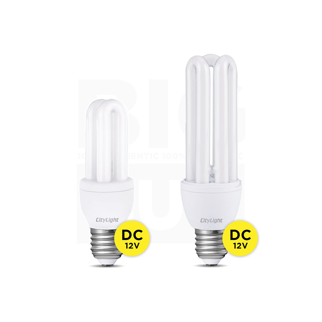 CityLight - Compact Fluorescent Energy Saving Lamp CFL 12V DC Bulb ESL ...