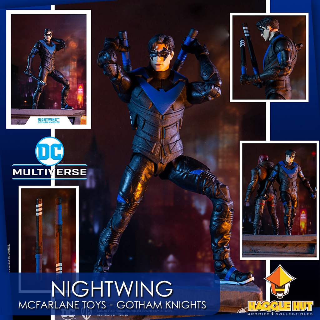 Gotham Knights Nightwing Batman McFarlane Toys DC Multiverse Action Toy Figure | Shopee Philippines