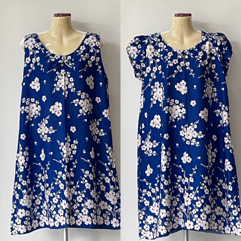 Large Size daster pambahay dress (Cottonball) | Shopee Philippines