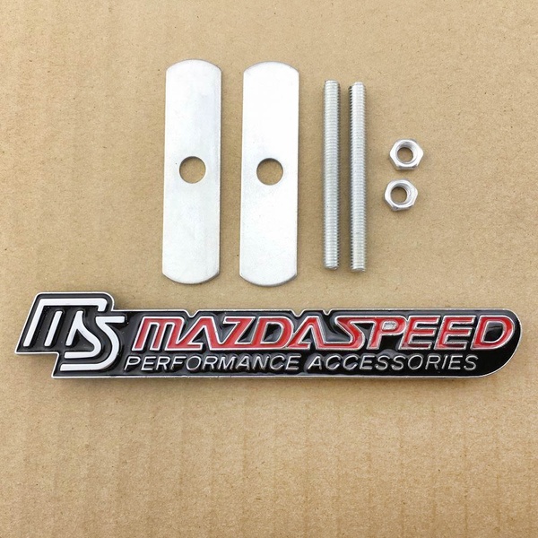 Mazdaspeed Auto Car Front Grill Emblem Badge Decal Sticker Fit Mazda 3 ...