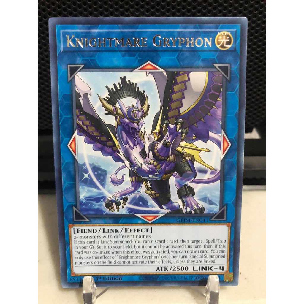 Knightmare Gryphon - GEIM-EN041 - Rare 1st Edition | Shopee Philippines