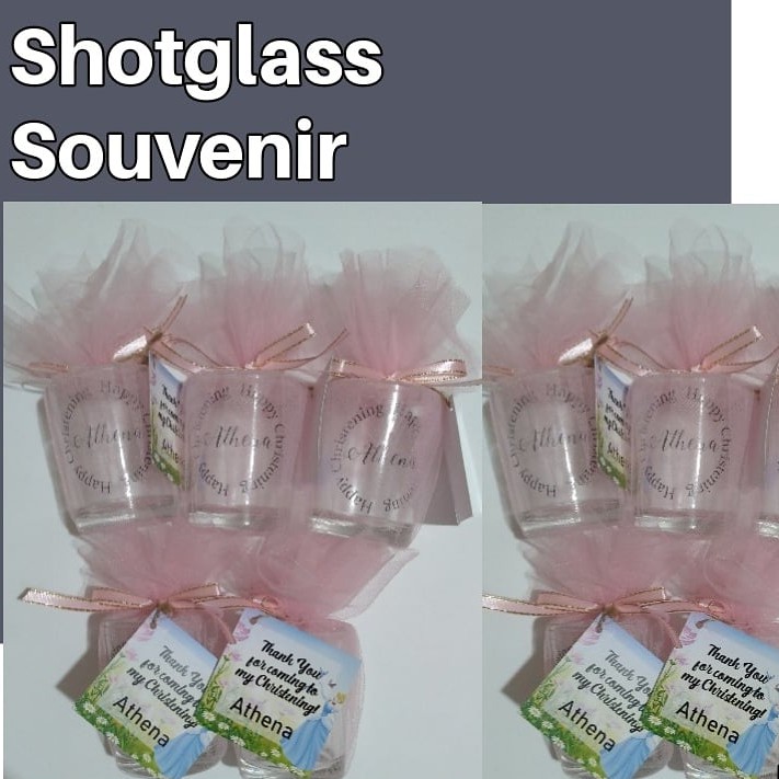 Shotglass Souvenir Giveaway Wedding, Baptismal, Birthday, Promotional ...