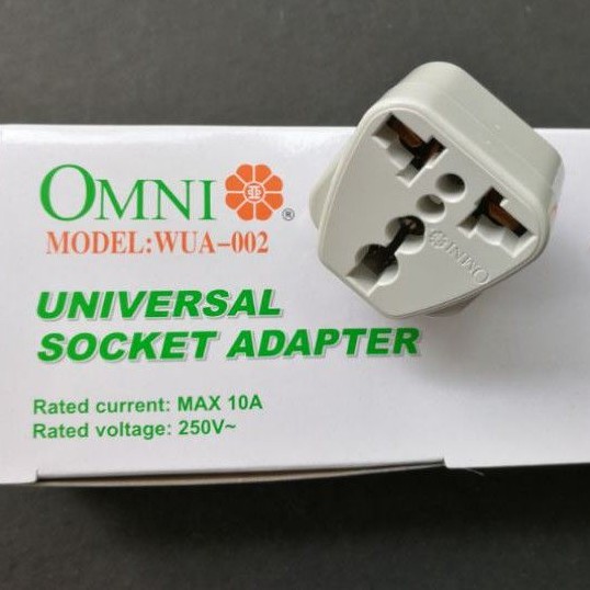 Omni Universal Socket Adapter WUA-002 | Shopee Philippines