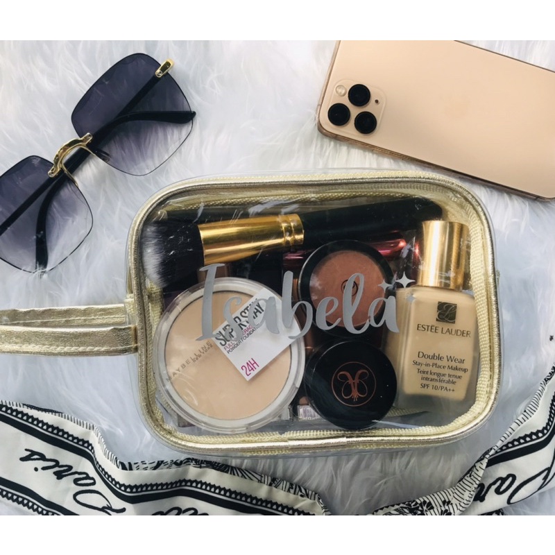 CLASSY PERSONALIZED POUCH / travel pouch / cosmetic pouch / hygiene ...