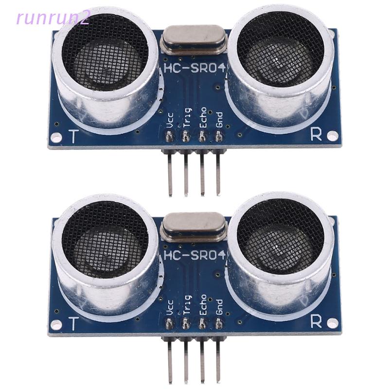 RUN 2pcs HC-SR04 Ultrasonic Distance Measuring Sonar Sensor High ...