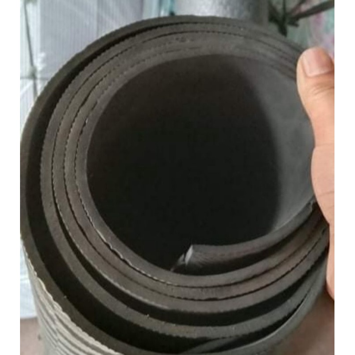 RUBBER MAT (Rubberized) /Color:Black /Size:4*8Feet /Thick:5MM (Random ...