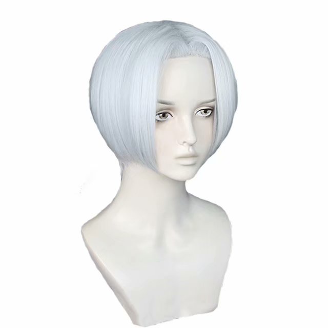 Anime Tokyo Revengers Izana Kurokawa Cosplay Wig Silver White Short ...