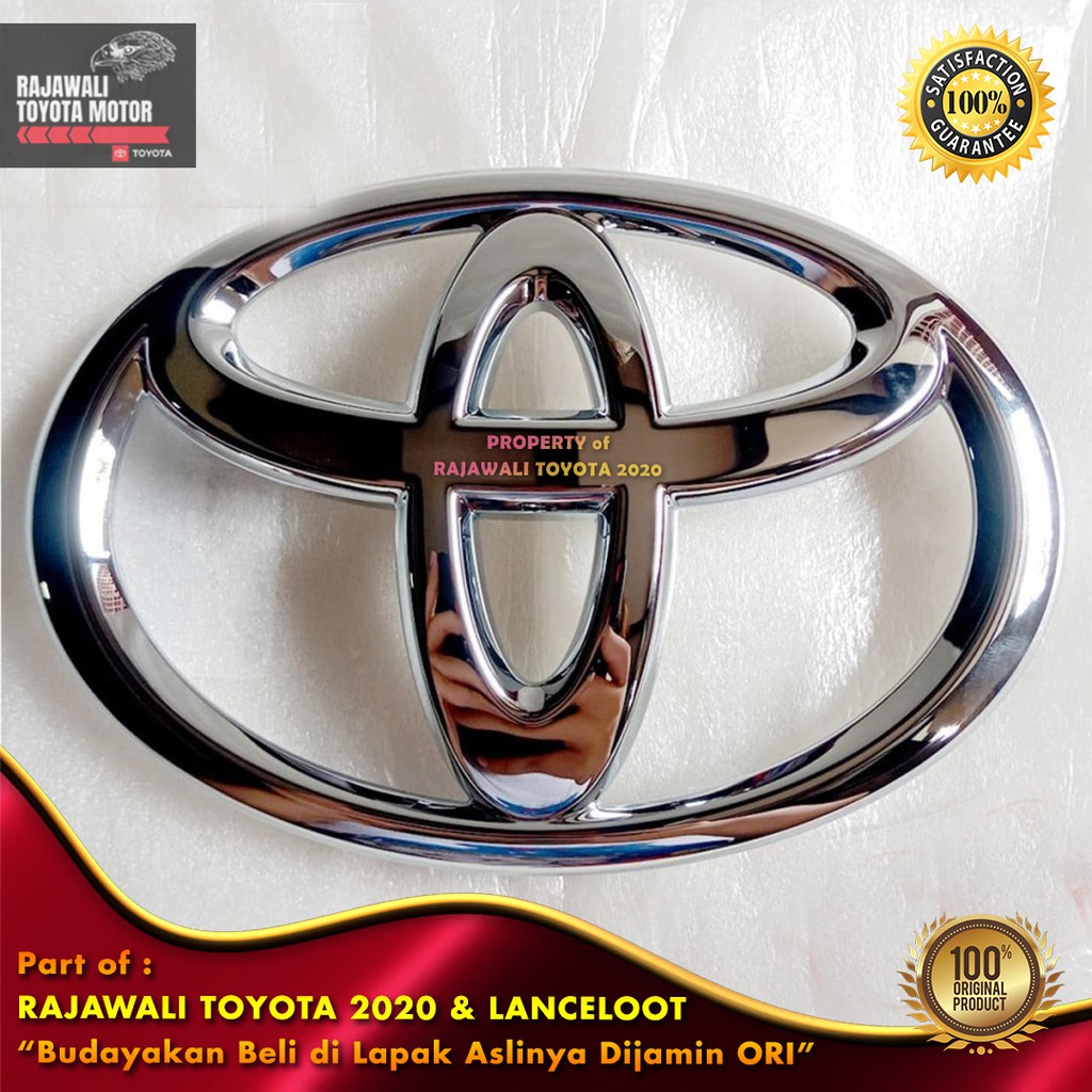 Fortuner Radiator Grill Front Emblem 17x12cm Original Genuine Toyota ...