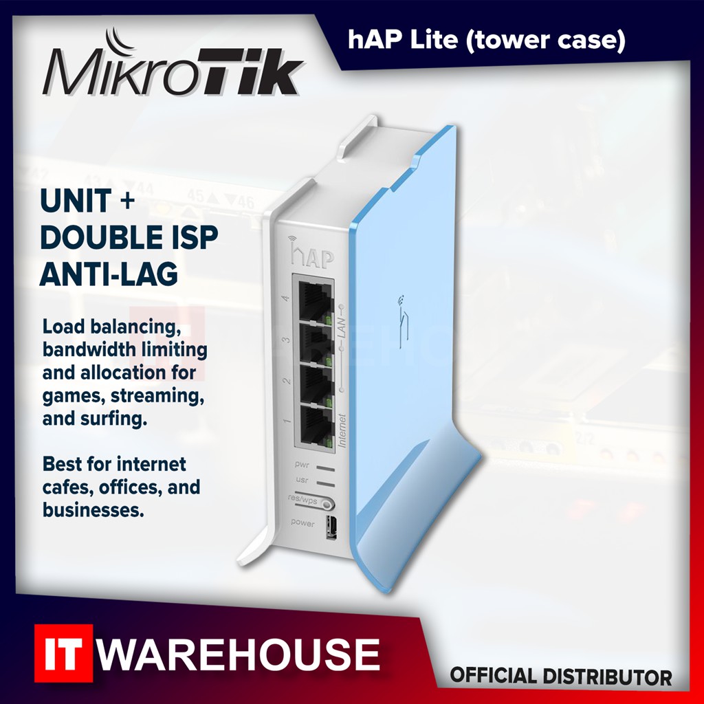 Haplite MikroTik RB941-2nd-TC Wi-Fi Router for Hotspot Vendo Business ...