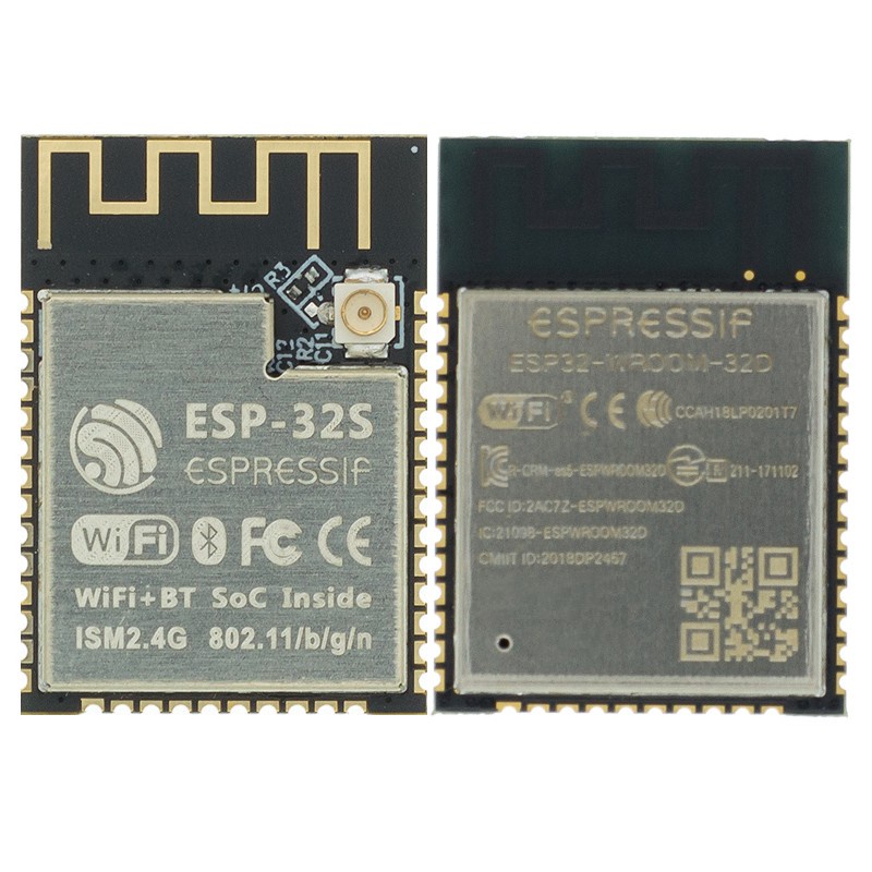 ESP-32S ESP-WROOM-32 ESP-WROOM-32D ESP32 ESP-32 Bluetooth and WIFI Dual Core CPU with Low Power ...
