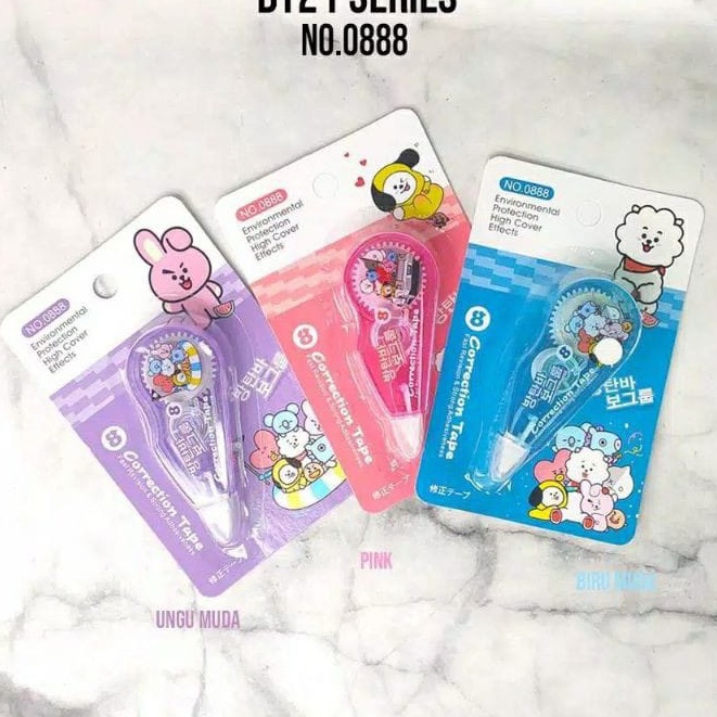 Type X ROLL BTS BT21 CORECTION ROLL TAPE Type X BT21 BTS | Shopee ...