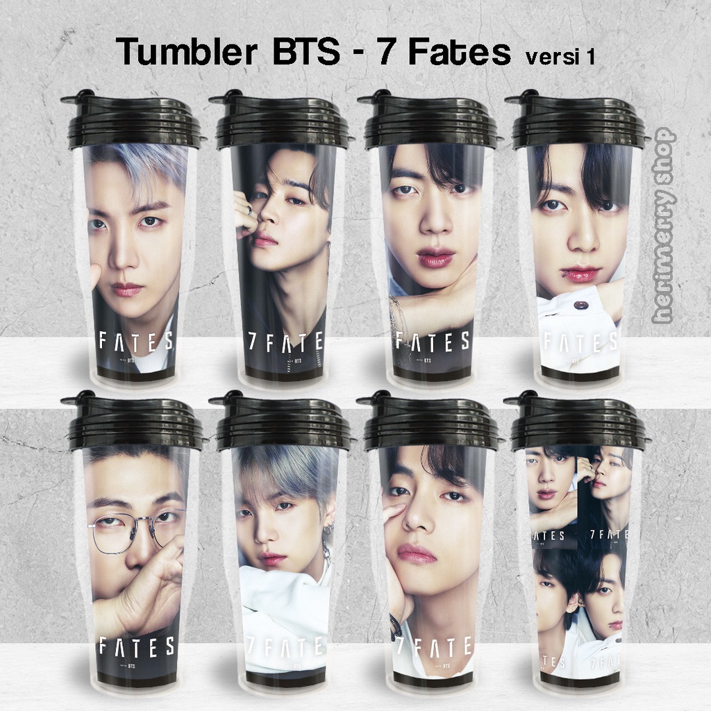 Tumbler BTS 7 Fates Version 1- Drink Bottle Merchandise KPOP Unofficial ...