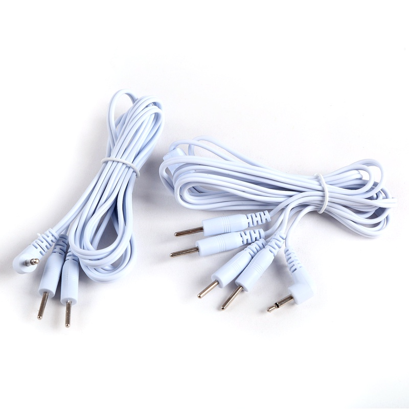 2 Pins & 4 Pins Head 2.5mm Plug Type Electrode Cable Line Wire For Tens ...