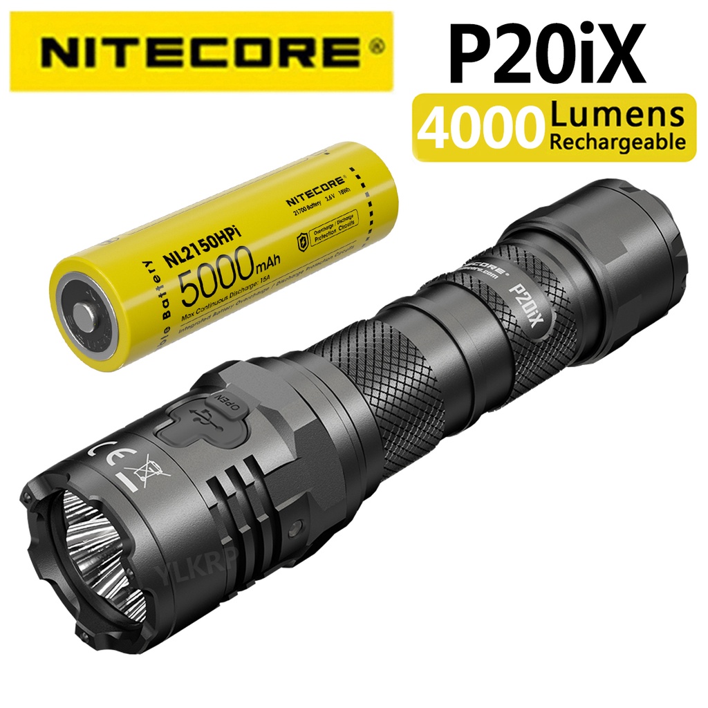 Nitecore P20Ix 4000 Lumens Generation X Rugged Flashlight with ...