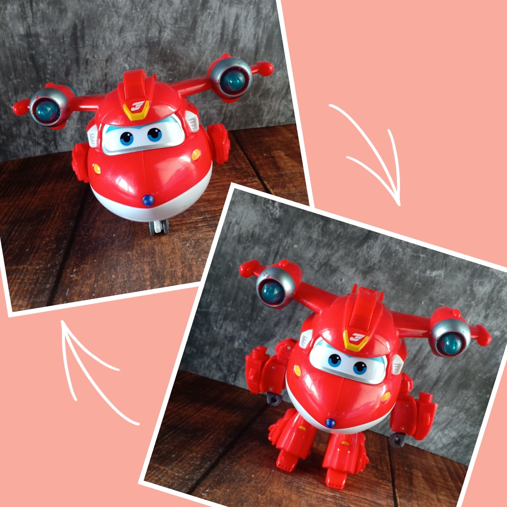 Audley Super Wings 6'' Airplane Toy Action Figure Transforming ...