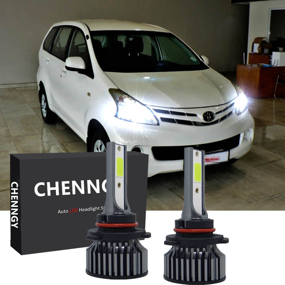 2 PC FOR Toyota Avanza F650 6000K LED Headlamp HeadLight Light Bulb ...