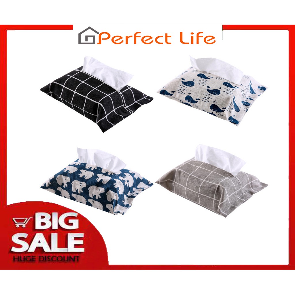 Perfect Life Cloth Cotton Japanese Tissue Box | Shopee Philippines