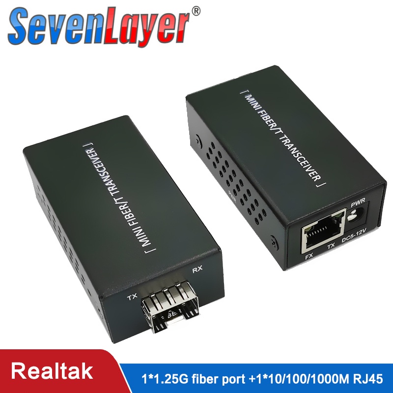 Fiber Optical media converter 1 port sfp to1 rj45 gigabit optical fiber ethernet 10/100/1000M ...