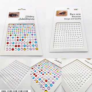 Face Rhinestone Diamond Sticker Eyebrow Eye Pad Forehead Face ...