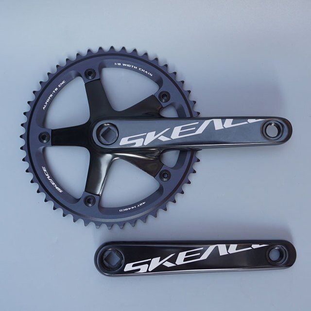 Skeace Square Tapered Crankset 48T & 49T Lattice Chainring for Fixie ...