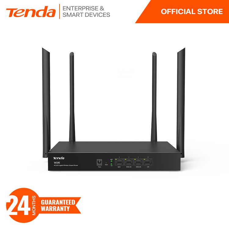 Tenda W18E AC1200 Gigabit Wireless Hotspot Router [ENGLISH Version + 2 ...