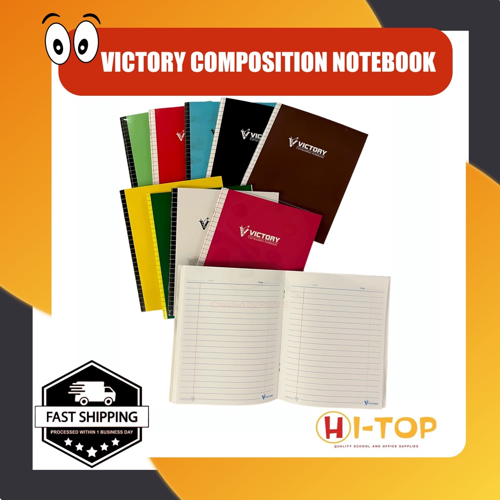 Notebook Victory Composition Sold ream (10 pcs) 80 leaves, 52.3 gsm ...