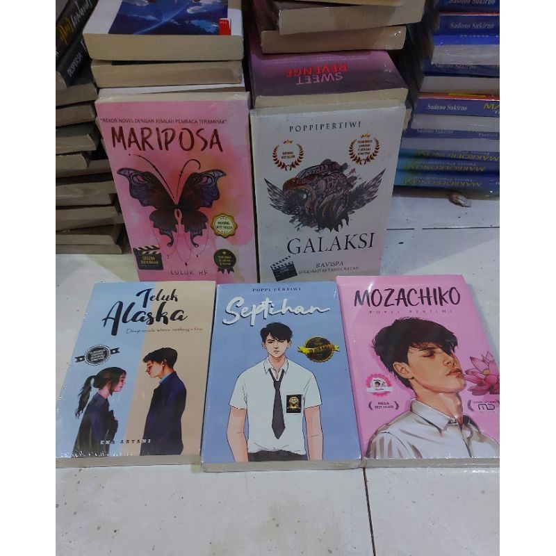 Package 5 Wattpad Novels - Septihan, Galaxy, Alaksa, mozachiko ...