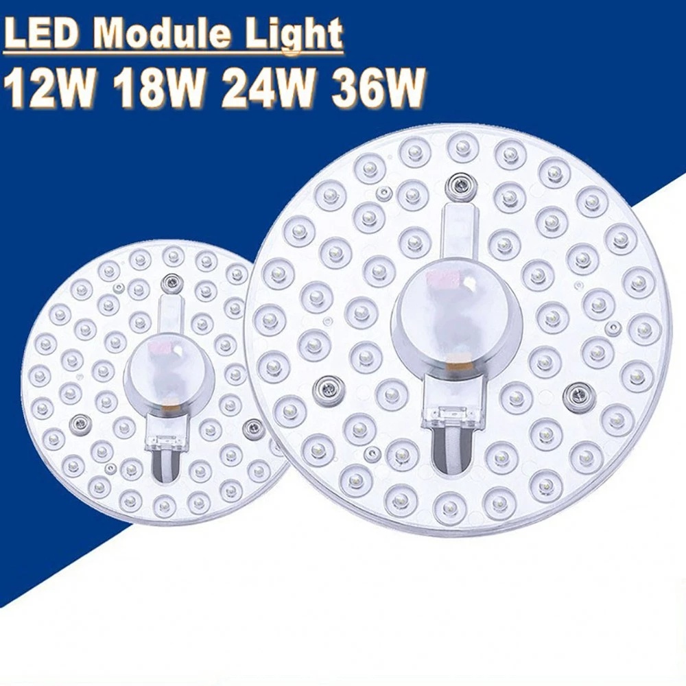 12W 18W 24W LED Panel Light SMD Energy Saving 220V Round Ceiling Lamp ...