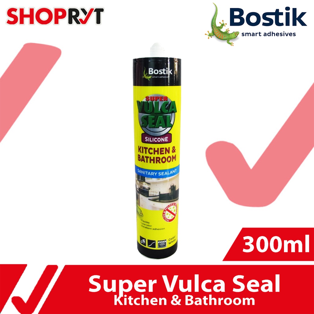 Bostik Super Vulcaseal Cartridge 300ml Kitchen and Bathroom | Shopee ...
