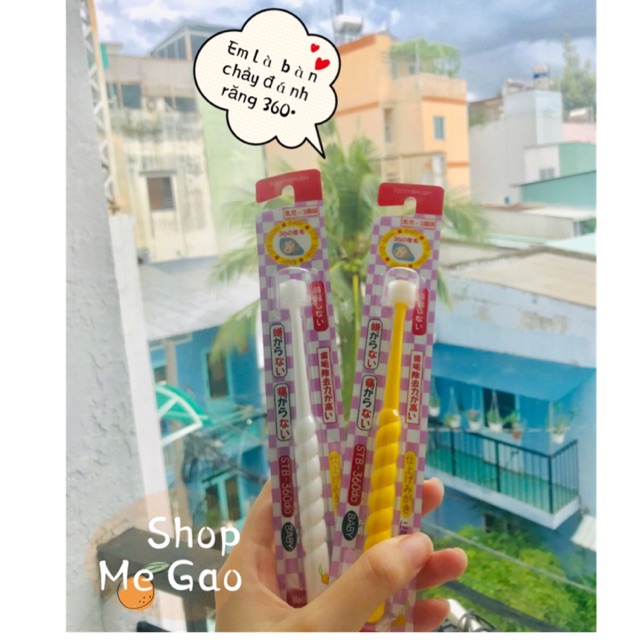 Japanese DOMESTIC 360 DEGREE TOOTHBRUSH (1-3 years old) | Shopee ...